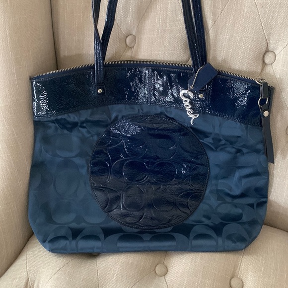 Coach | Bags | Blue Coach Bag | Poshmark